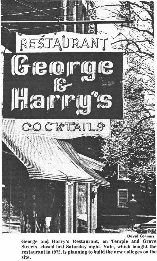 Throwback Thursday: remember George & Harry's? | Daily Snap | Yale ...