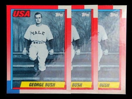Who's on first? With Bush 41baseball cards, it's hard to tell | This ...